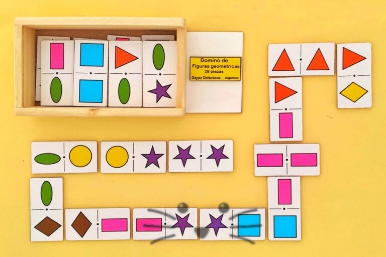 Dominó de Figuras Geométricas - Nicasio el Ratón