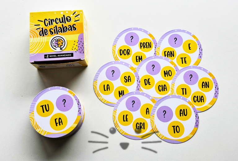Círculo de Sílabas – Nivel Avanzado – Nicasio el Ratón