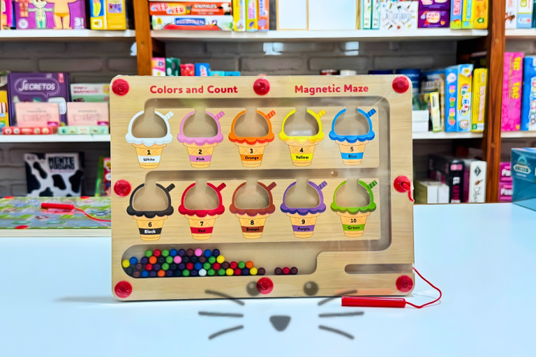 Laberinto Magnético “Heladitos” – Colores y Cantidades - Nicasio el Ratón