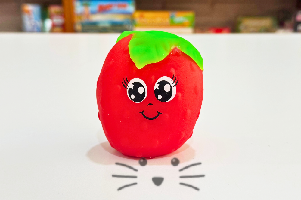 Squishy Frutas Elásticas - Frutilla - Nicasio el Ratón
